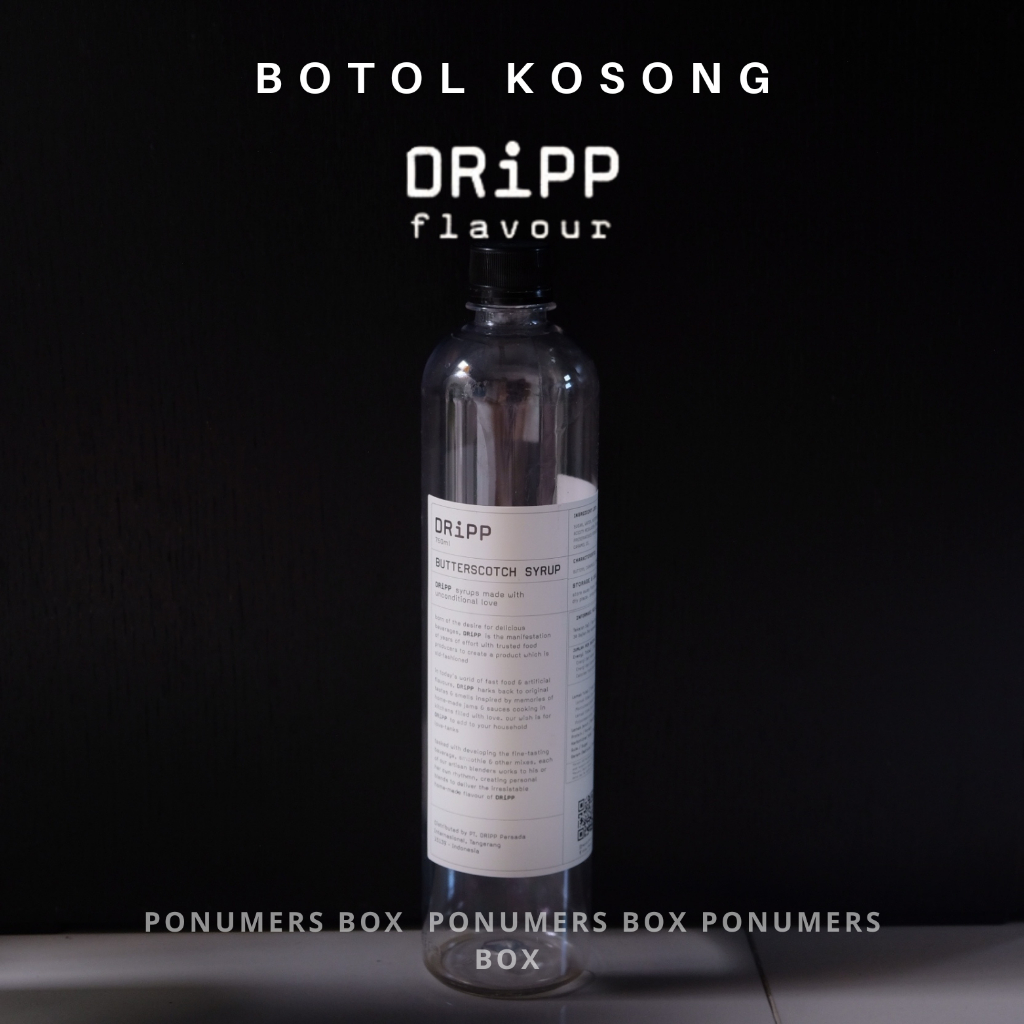 Jual DRIPP BOTOL PLASTIK KOSONG SYRUP 760ML | Shopee Indonesia