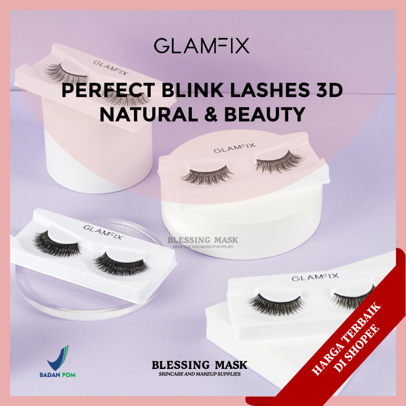 Jual GLAMFIX Perfect Blink Lashes Bulu Mata 3D Volume Eyelash Extension ...
