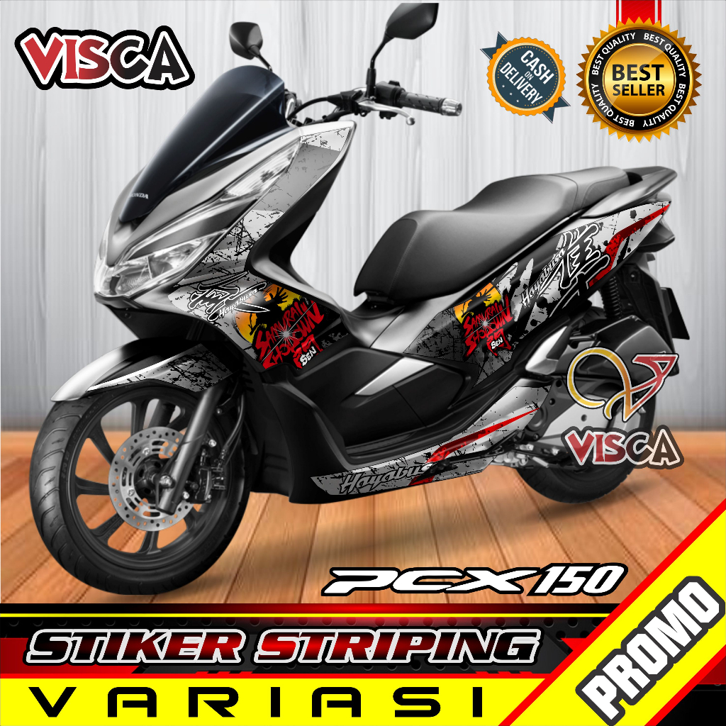 Jual Stiker Striping Pcx 150 Variasi HAYABUSA | Shopee Indonesia