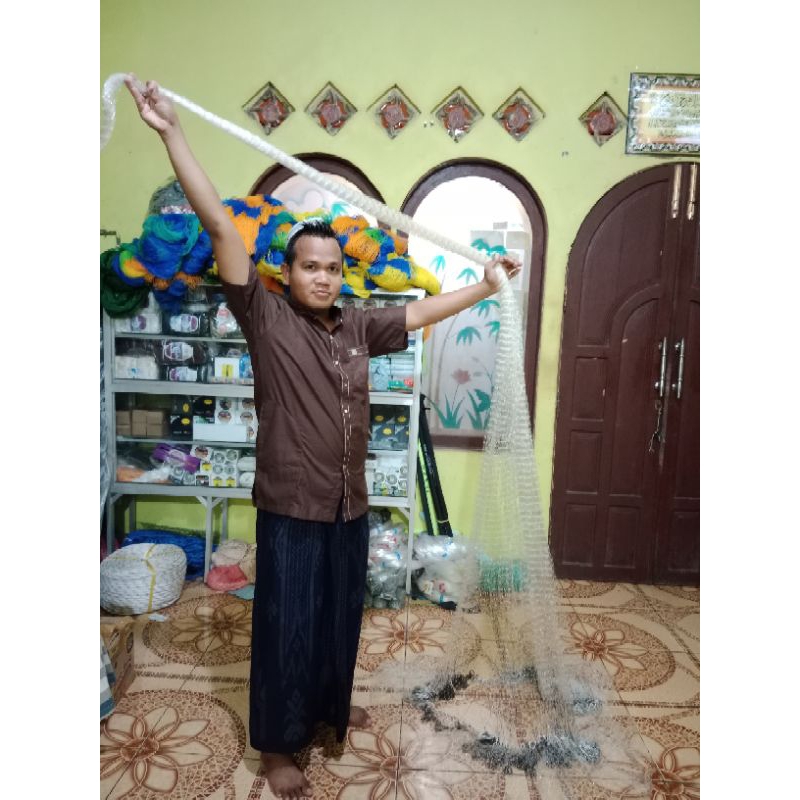 Jual Jala Lempar | Jala Ikan | Jala Rajutan Tangan | Shopee Indonesia