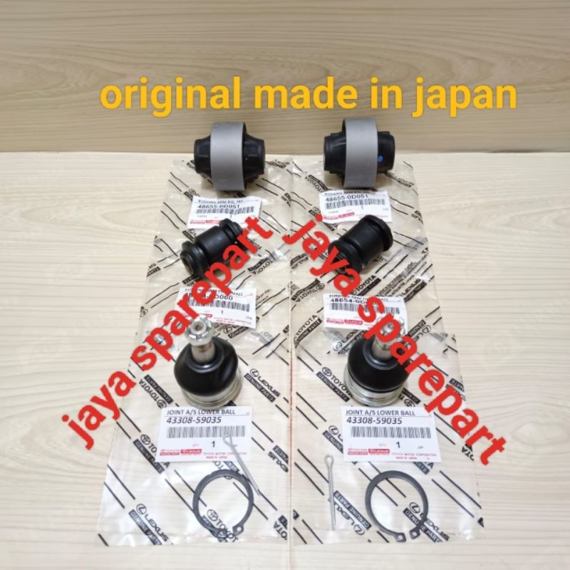 Jual Bushing Arm Besar Kecil + Ball Joint Toyota New Vios Yaris Gen2 ...