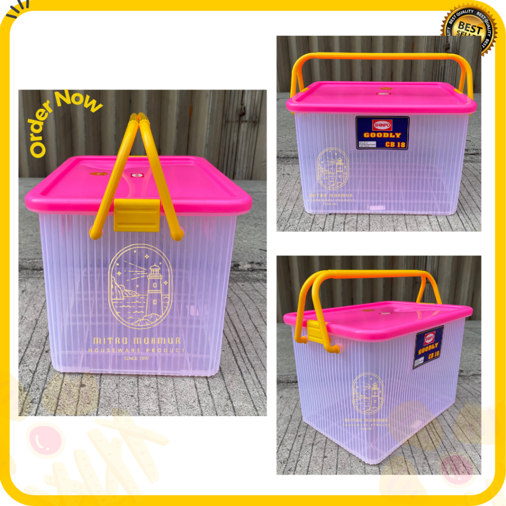 Jual SHINPO CONTAINER BOX 18 BOX PIKNIK TEMPAT PENYIMPANAN TENTENG CB ...
