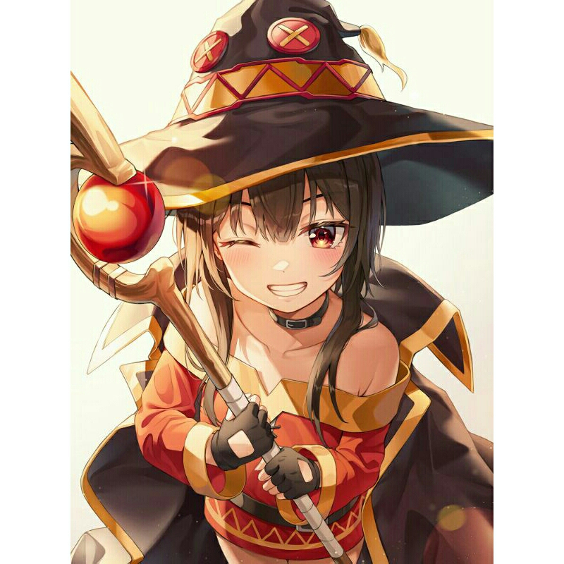 Jual Poster Anime Konosuba Megumin A4 / A3 | Shopee Indonesia