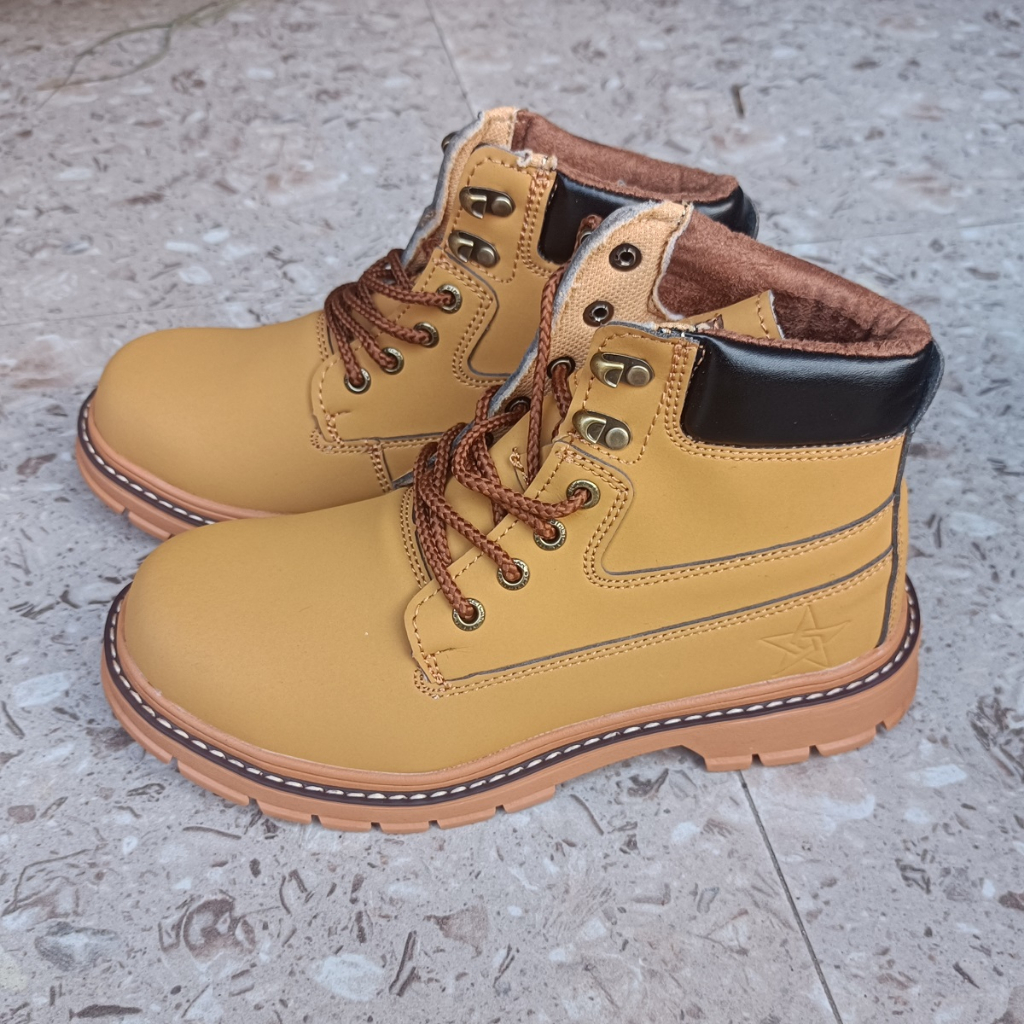 Jual Fashion Outdoor Sepatu Safety Boots Docmart Like Tinggi Pria Cowok ...