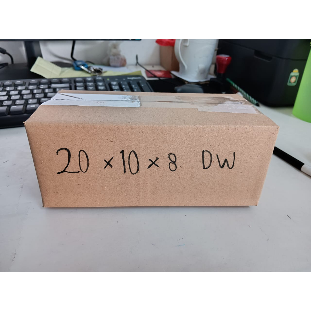 Jual Kardus - Karton - Box Polos - 20x10x8 DOUBLE WALL | Shopee Indonesia