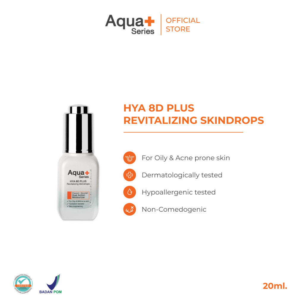 Jual Aqua+ Series - Hya 8D Plus Revitalizing Skindrops | Shopee Indonesia