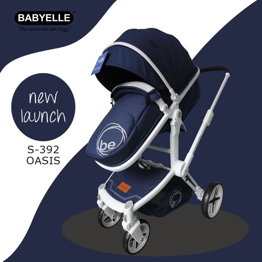 Jual Kereta Dorong Bayi Baby Stroller Merk Babyelle B/S S-392 Oasis ...