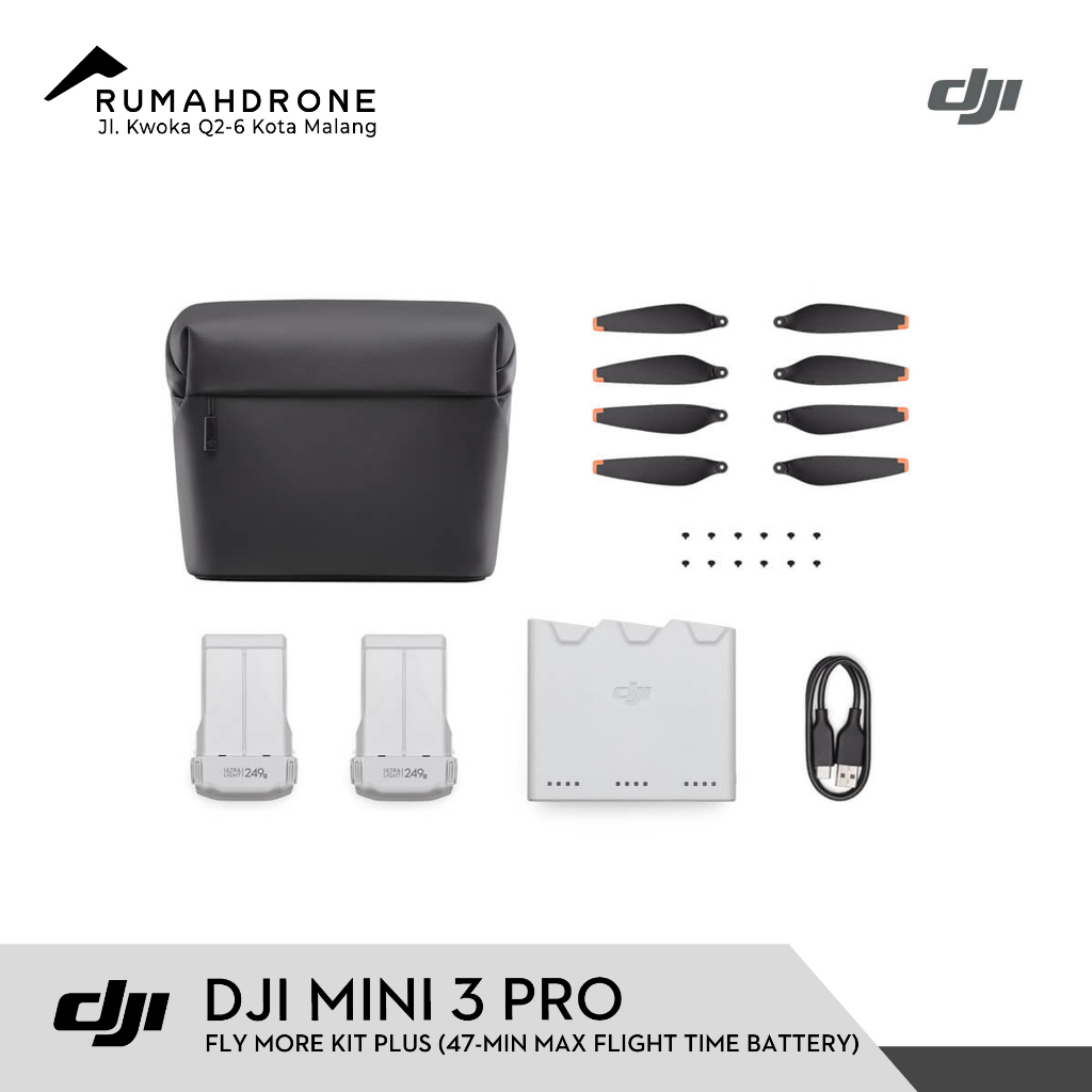Jual DJI KIT COMBO MINI 3 PRO PLUS | Shopee Indonesia