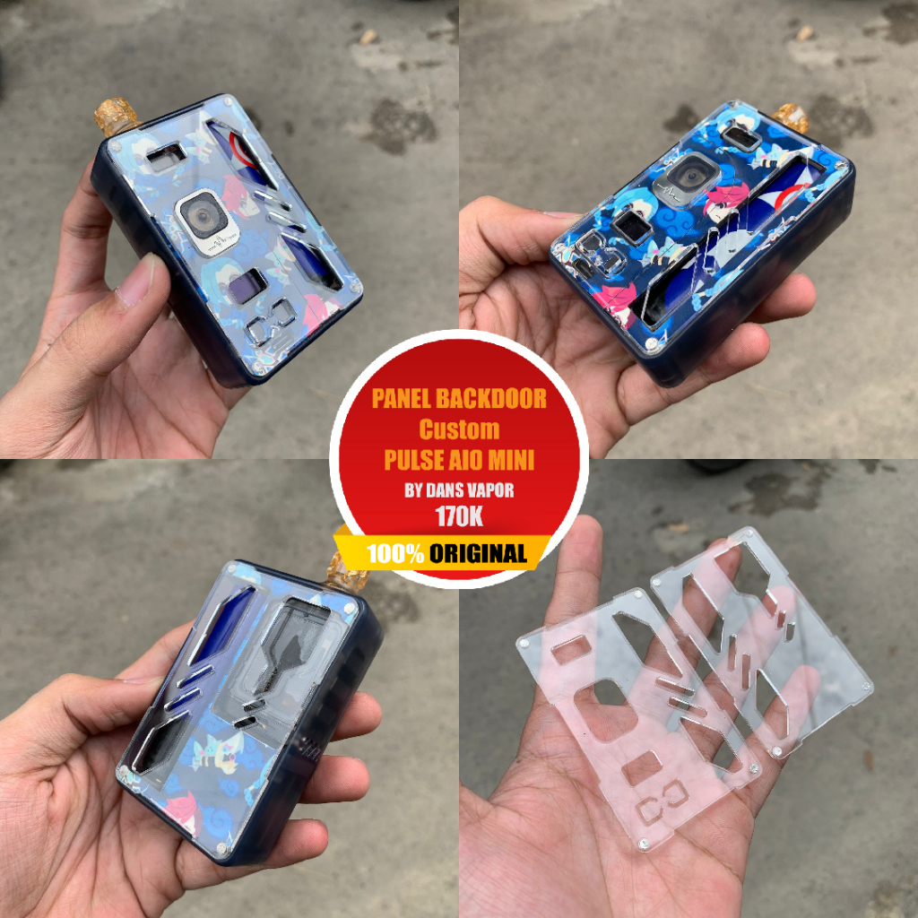 Jual Paneldoors Custom Enggrave JAPAN TSUNAMI For Mod Pulse AIO Mini & Pulse V5 | Shopee Indonesia