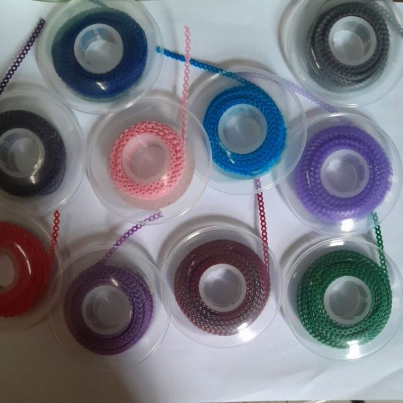 Jual Power chain dental orto / powerchain / power chain behel 50 cm ...