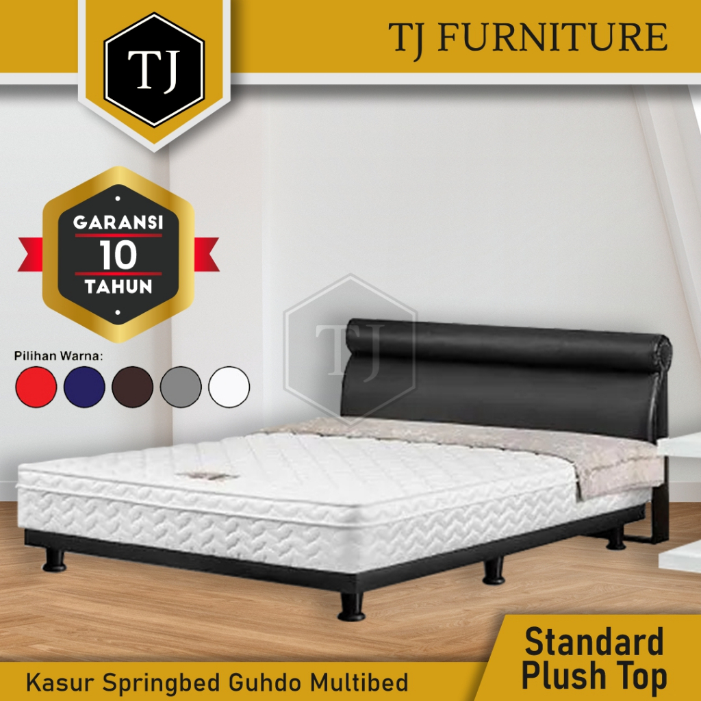 Jual Guhdo Springbed Multibed Standard Plush Top / Kasur Spring Bed Plushtop Multi Bed Full Set ...