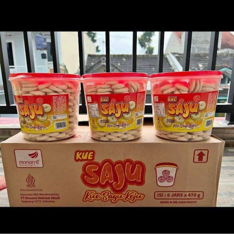 Jual Kue Sagu Keju 1 Toples Isi Banyak 470gr | Shopee Indonesia