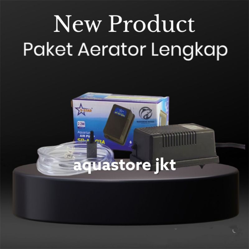 Jual PAKET AERATOR LENGKAP 1 LUBANG DENGAN SELANG DAN BATU AERATOR ...