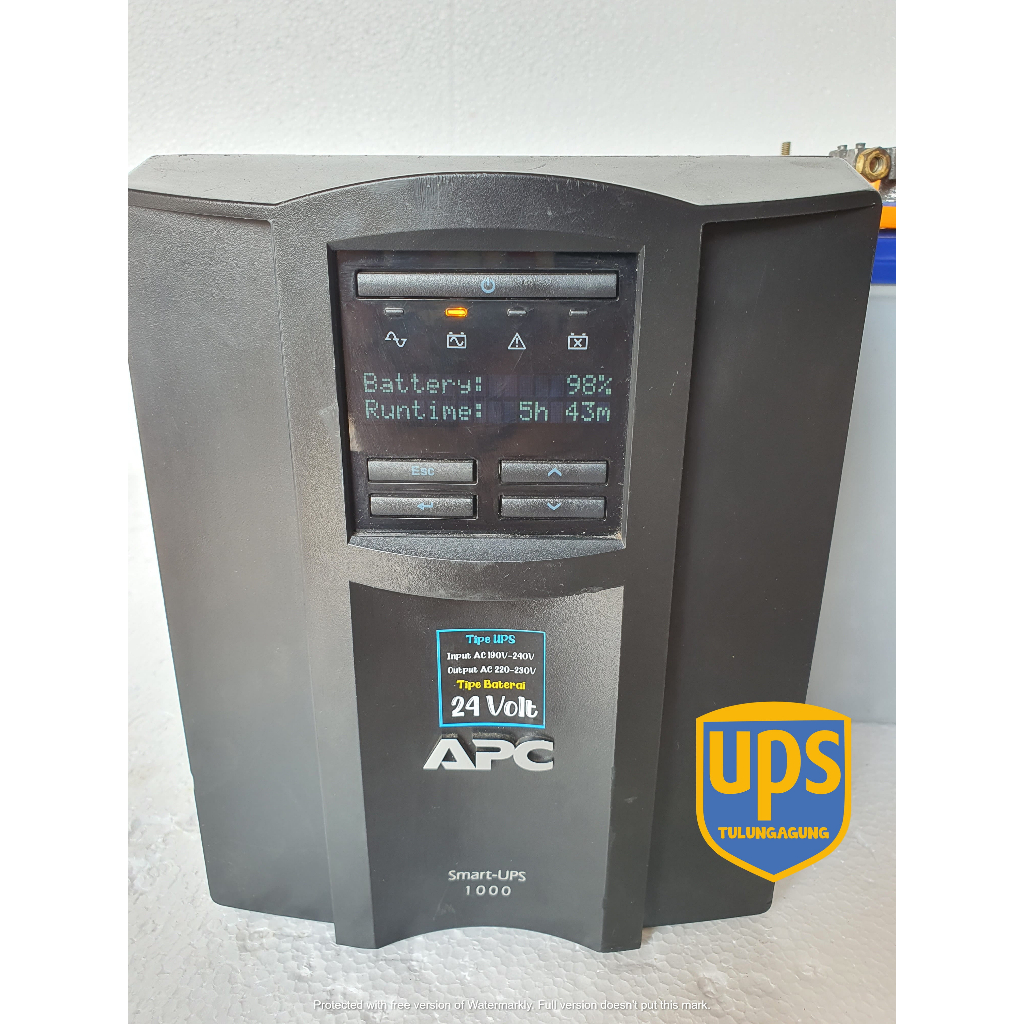 Jual Smart UPS PSW + AVR LCD Monitor 1000Watt/1500VA Modifikasi ...