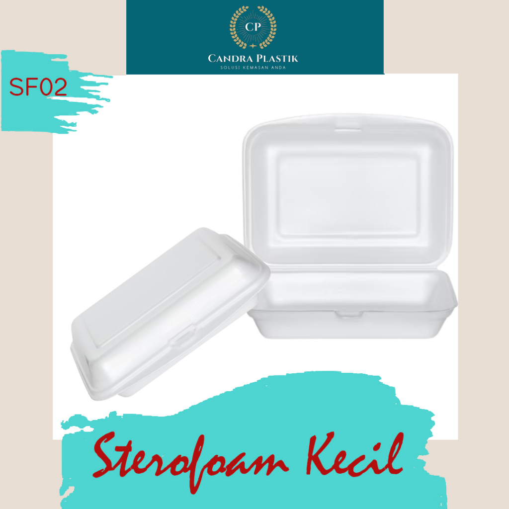 Jual Sterofoam/Styrofoam/Foam Nasi/Wadah Makanan/Kotak Bubur | Shopee ...