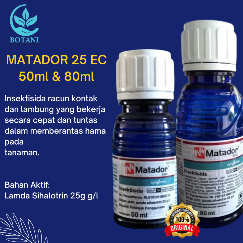 Jual Insektisida Matador 25 EC Original 50 & 80 ml | Shopee Indonesia