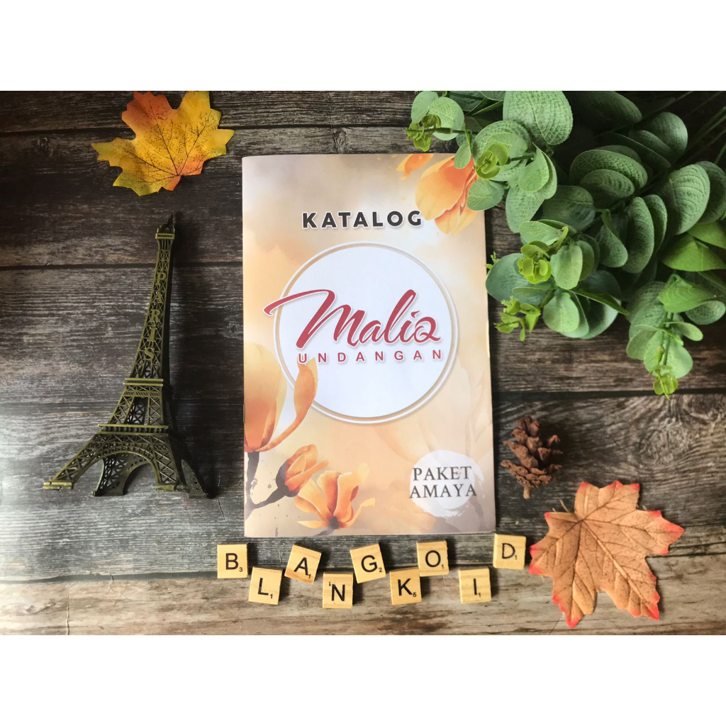 Jual Katalog Blanko Undangan Maliq Amaya 95-100 | Shopee Indonesia