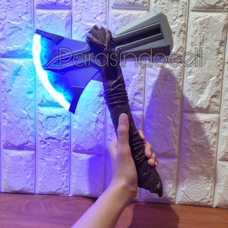 Jual Mainan Kapak Thor Avengers Stormbreaker Lampu LED Suara | Shopee ...