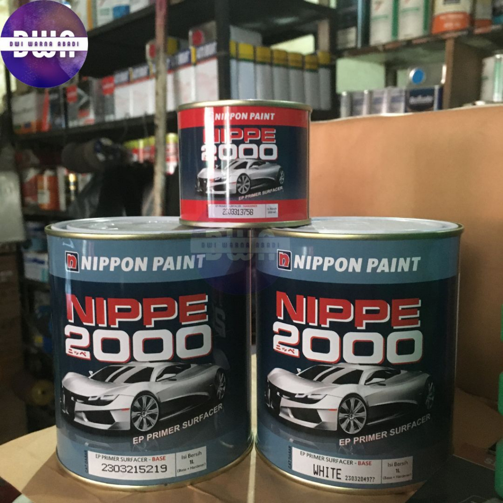 Jual EPOXY NIPPE 2000 PRIMER SURFACER NIPPON PAINT 1KG SET GREY ATAU WHITE | Shopee Indonesia