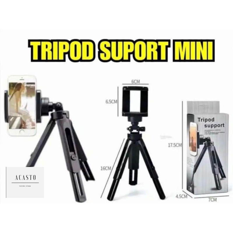 Jual TRIPOD SUPPORT MINI FOR ALL TYPE HP | Shopee Indonesia