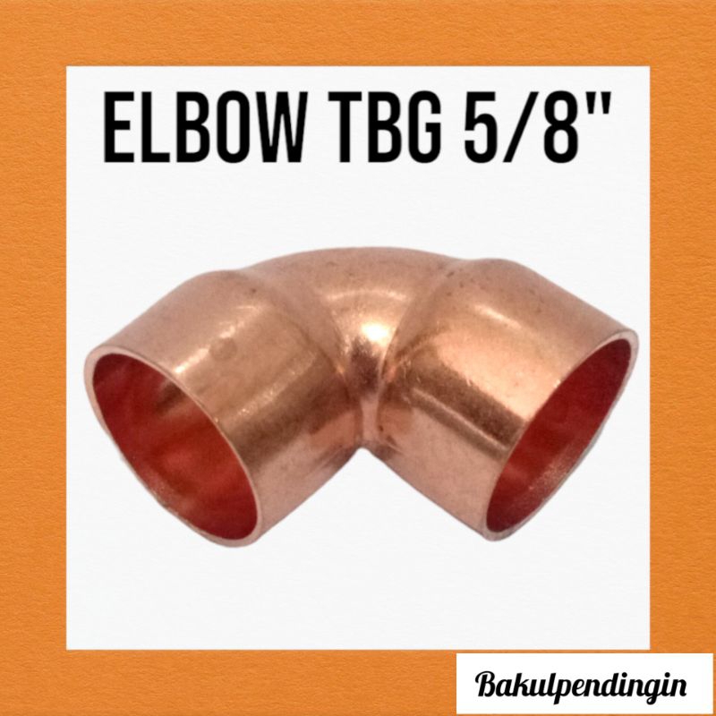 Jual Elbow Tembaga Copper Keni Knee Sambungan Pipa Tembaga 90° 15mm 5/8 ...