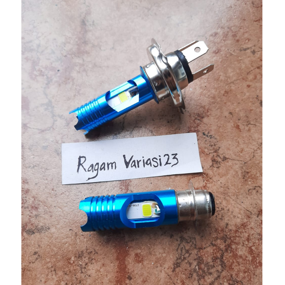 Jual Lampu Led Motor H4 Lampu Led H6 lampu Utama Motor Led Headlamp ...