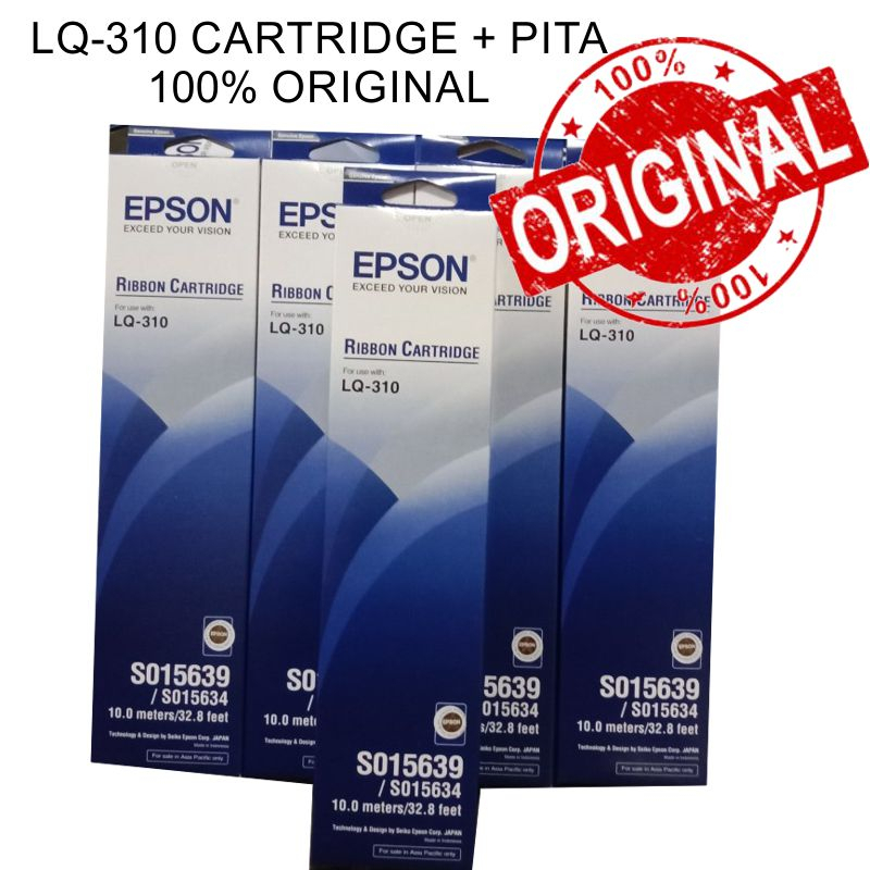 Jual Cartridge pita ribbon epson LQ-310 LQ310 dot matrix lengkap ...