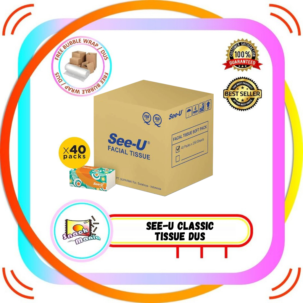 Jual SEE-U SEE U SeeU Facial Tissue Classic Tisu Wajah 250 Sheets 40 ...