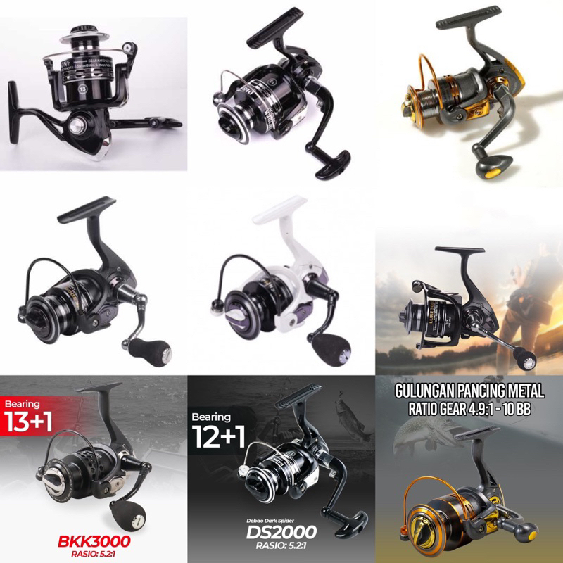 Jual Ril Pancing Gulungan Pancing Reel Pancing CS4000 CS5000 CS3000 ...