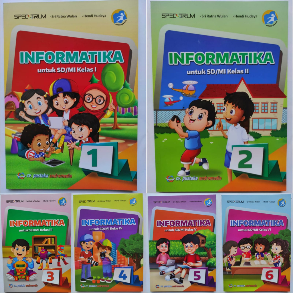 Jual buku Teks informatika siswa SD/MI Penerbit CV. Pustaka Andromedia ...
