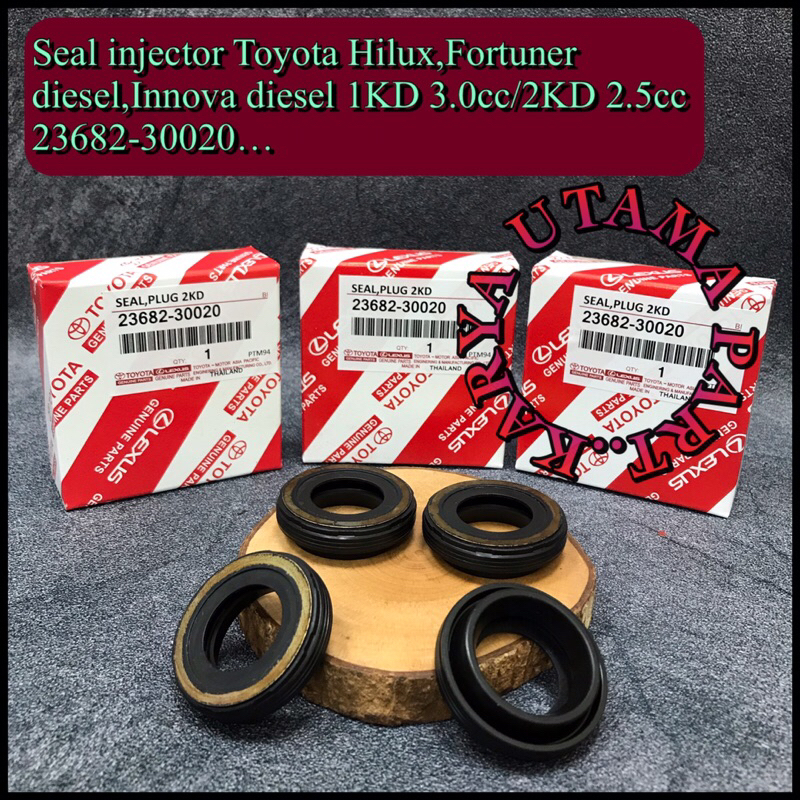 Jual Seal Injector Toyota Hilux Fortuner Diesel Innova Diesel 1KD 3.0cc ...