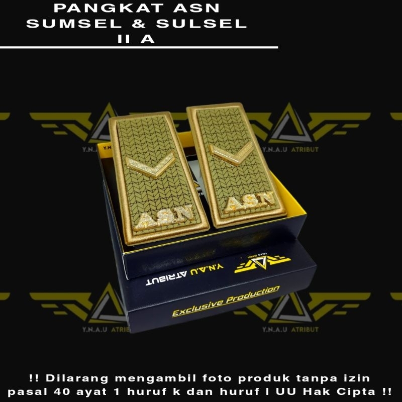 Jual ATRIBUT ASN / PANGKAT ASN SUMSEL & SULSEL GOLONGAN 2A EXCLUSIVE ...