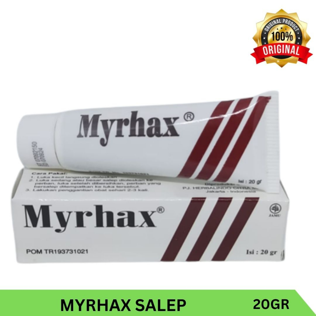 Jual Myrhax Salep Kulit 20gr Membantu Mengobatik Luka Bisul Luka Bakar ...