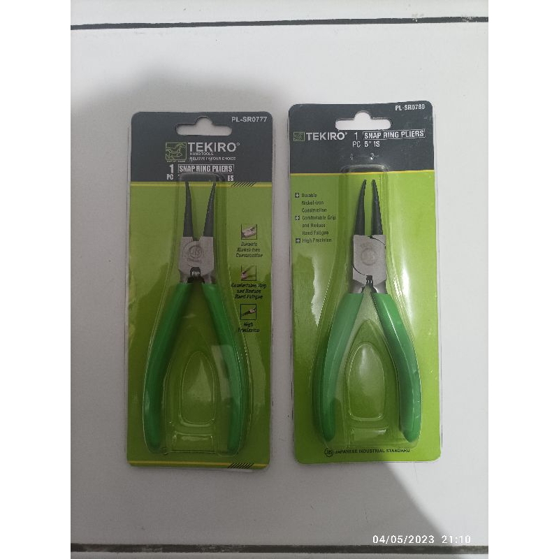 Jual Tekiro Tang Snap Ring Lurus / Tang Spi / Tang Circlip Japan ...
