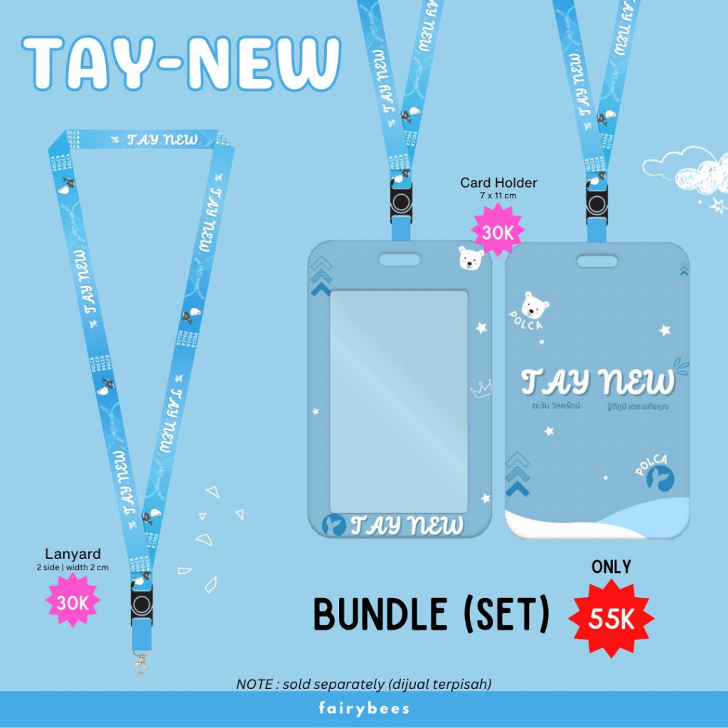 Jual TAY NEW CARD HOLDER & LAYNYARD BY FAIRYBEES | Shopee Indonesia