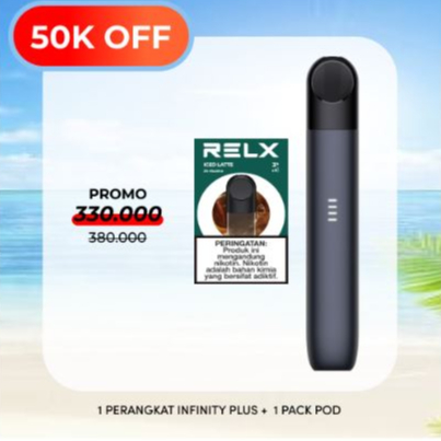 Jual RELX Promo Bundle Infinity Plus Device and Pod (Isi 1 Pod ...