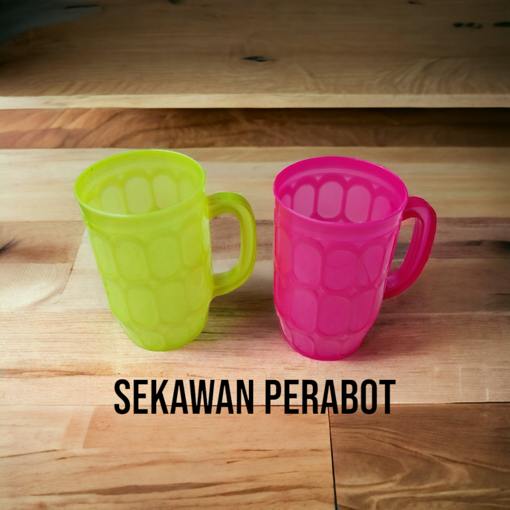 Jual GELAS GAGANG PLASTIK BESAR NS CANGKIR MINUM TANGKAI | Shopee Indonesia