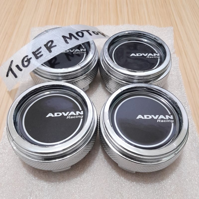 Jual Tutup Velg Dop Roda Racing Tabung Diameter 6cm Motif Advan Harga ...