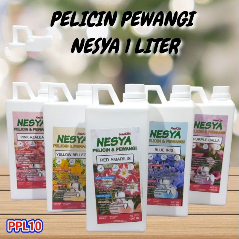 Jual NESYA PELICIN PEWANGI PAKAIAN 1 LITER | Shopee Indonesia