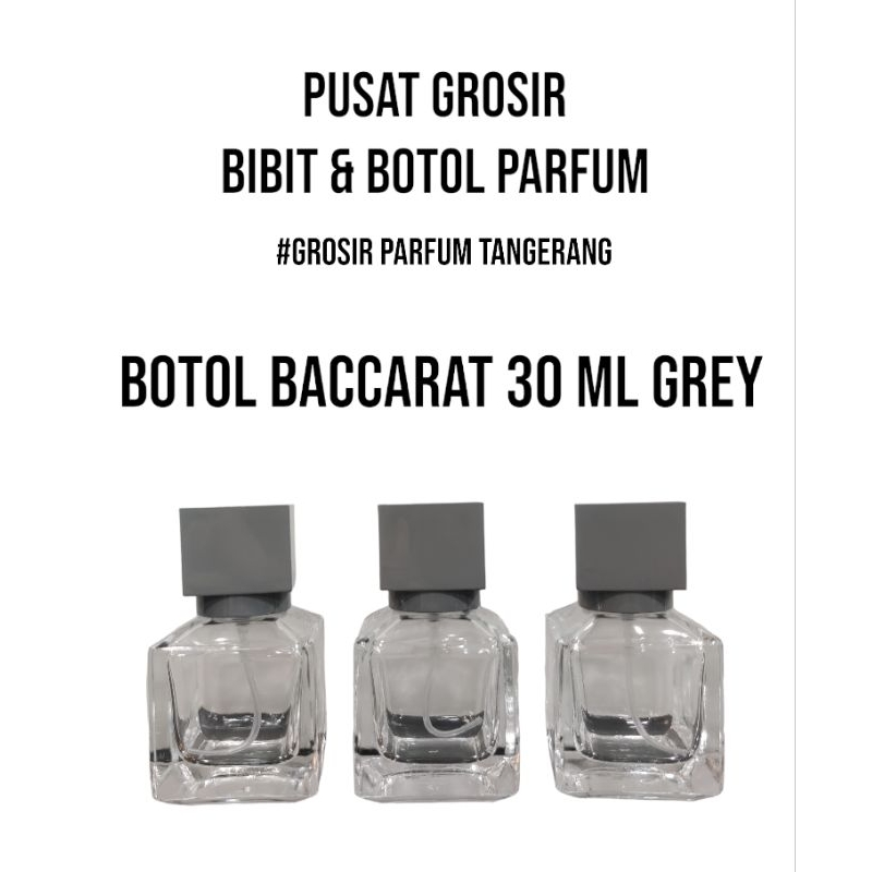 Jual BOTOL BACCARAT 25 ML GREY SPRAY DRAT PUTAR. | Shopee Indonesia