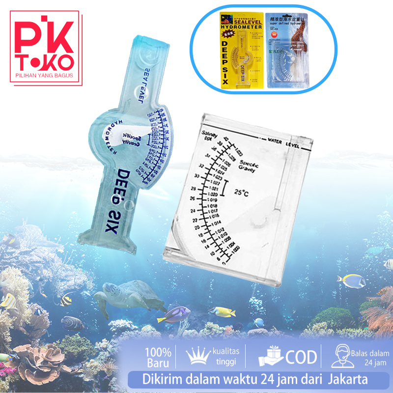 Jual Salinity Hydrometer/ Salt Water Salinity Meter/Warmtone Wt-11 ...