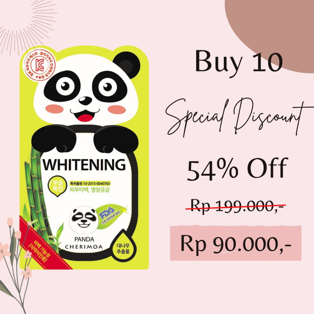 Jual K- Sheet Mask KOREA CHERIMOA Natural Face Mask - Masker Wajah ...