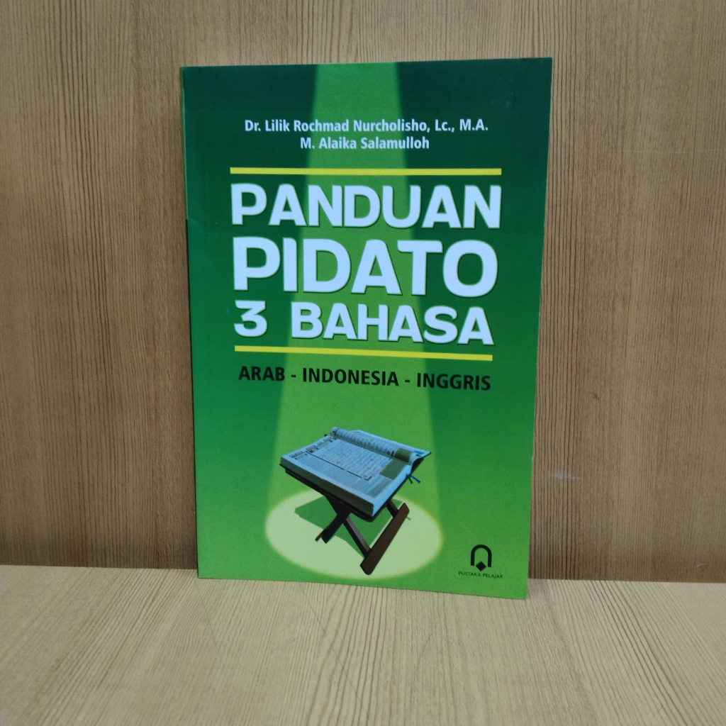 Jual Buku Panduan Pidato 3 Bahasa - Arab Indonesia Inggris - Pustaka ...