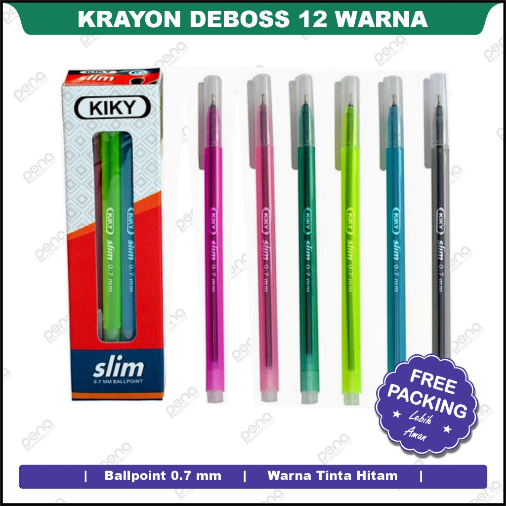 Jual Pen kiky slim pen hitam pulpen murah bagus kiky (Satuan) | Shopee ...