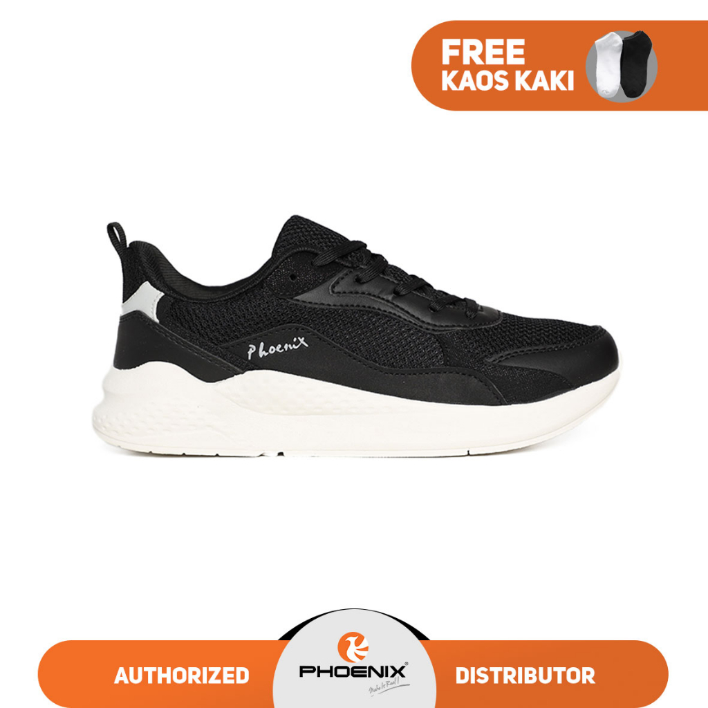 Jual Phoenix Ayumi Sepatu Sneakers Wanita - Black | Shopee Indonesia