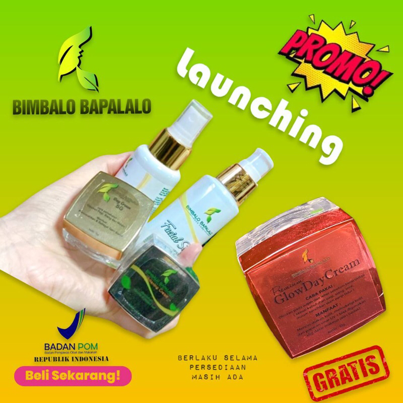 Jual PAKET WAJAH BIMBALO BAPALALO 100% ORI GRATIS SERUM/DAYGLOW ...