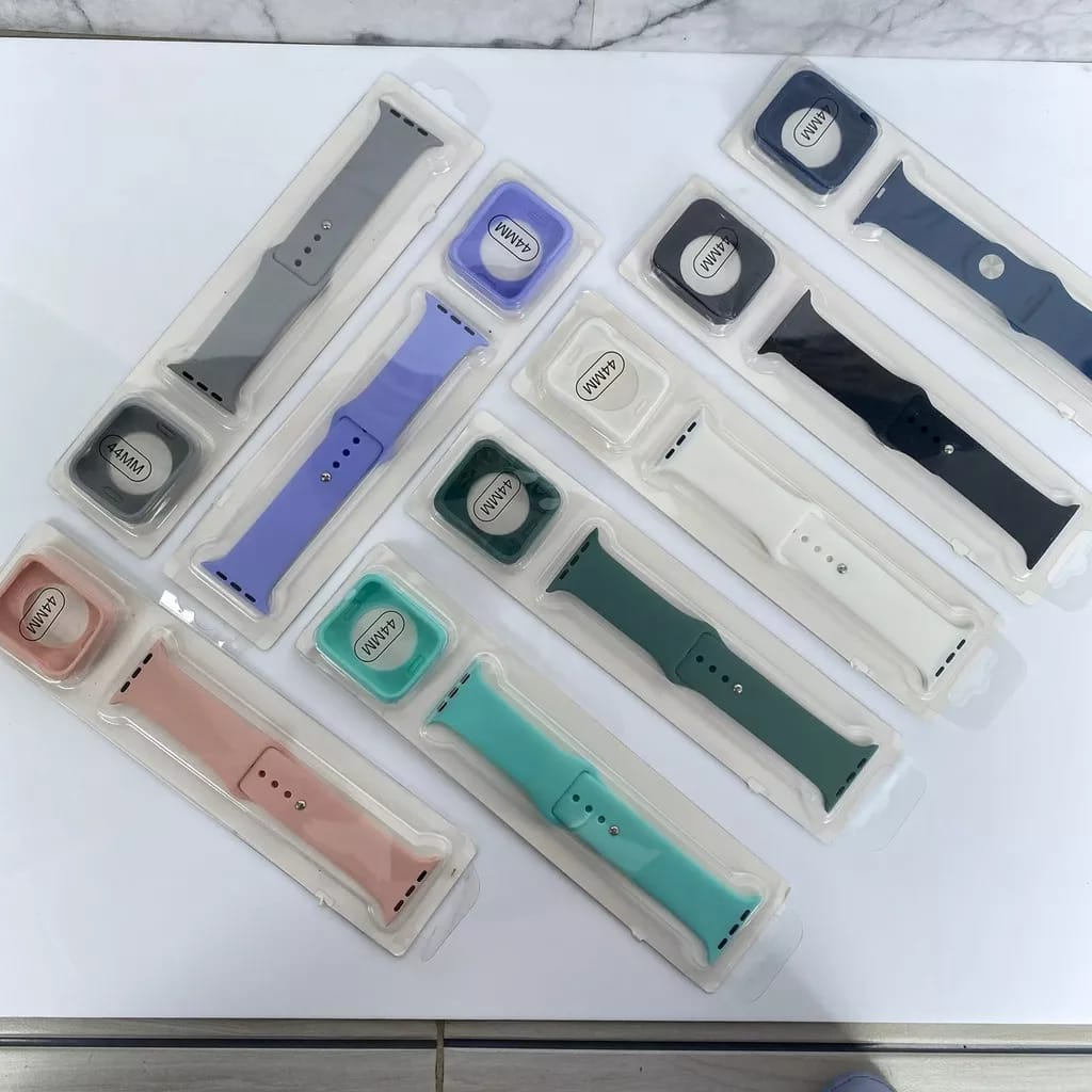 Jual tali smartwatch Silicone strap Untuk SmartWatch Series 7 8 42mm ...