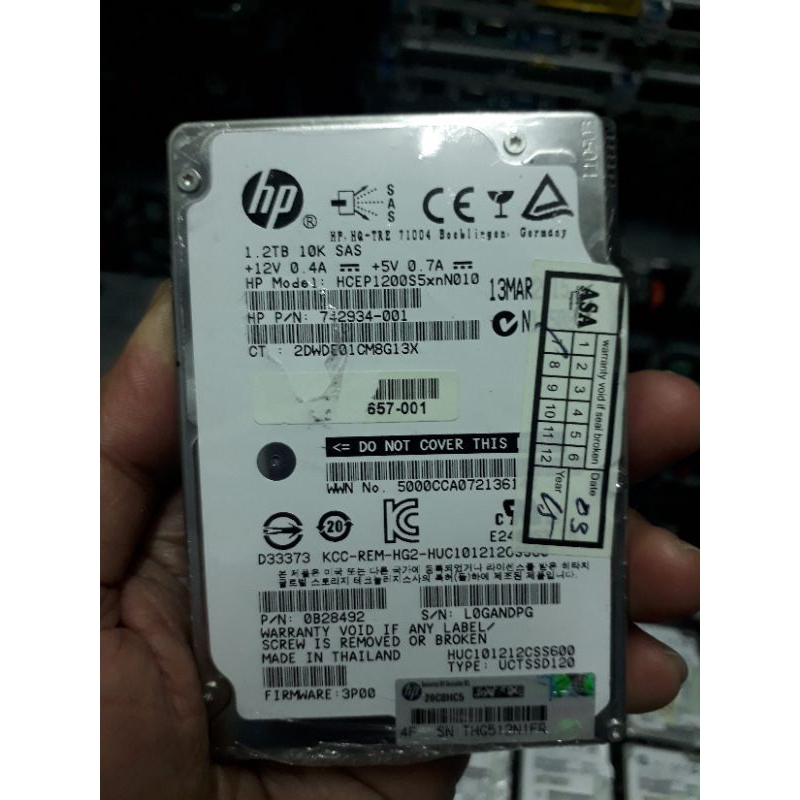 Jual HDD SAS HP 1,2TB 10K int.SERVER 2,5inch | Shopee Indonesia