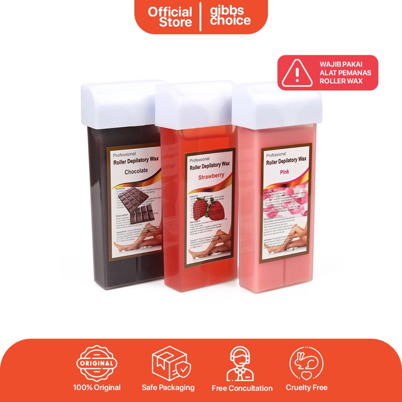 Jual GIBBS Roller Wax Refill / Roll On Wax / Waxing / Pencabut Bulu ...