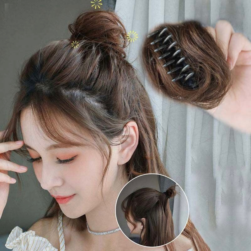 Jual JEPIT FUN BUN CEPOL KOREA RAMBUT PALSU HAIRCLIP | Shopee Indonesia